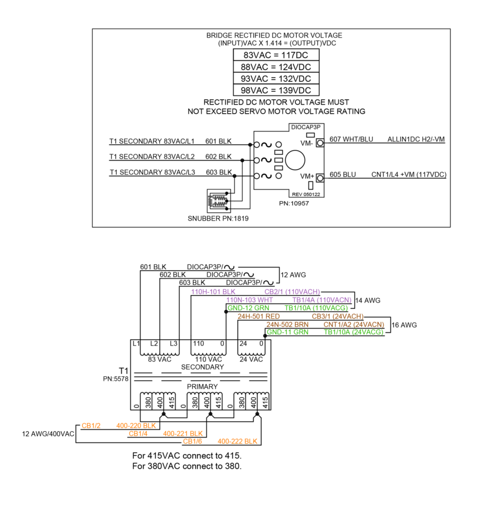 Centroid's "Cap And Bridge Combo" DC Servo Motor Power Generator For 3 ...